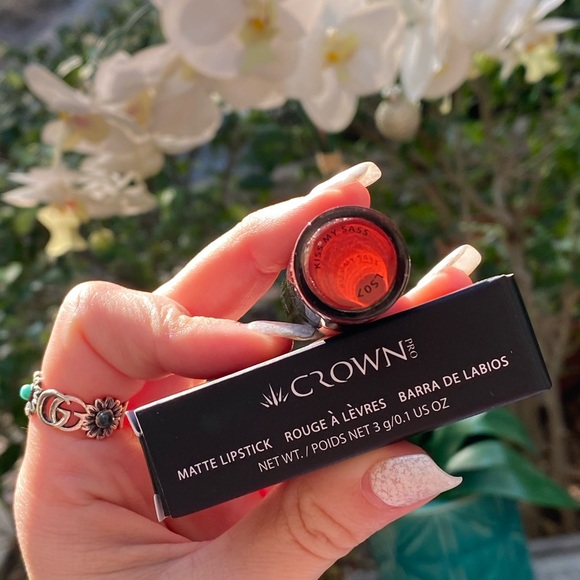Crown Pro | Makeup | Crown Pro Matte Red Lipstick Color Kiss My Sass ...